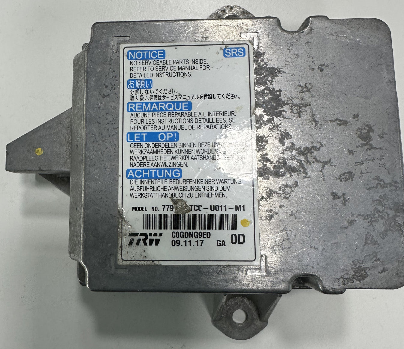 HONDA ACCORD AIRBAG ECU (0D) (77960-TCG-U011) – YS PARTS