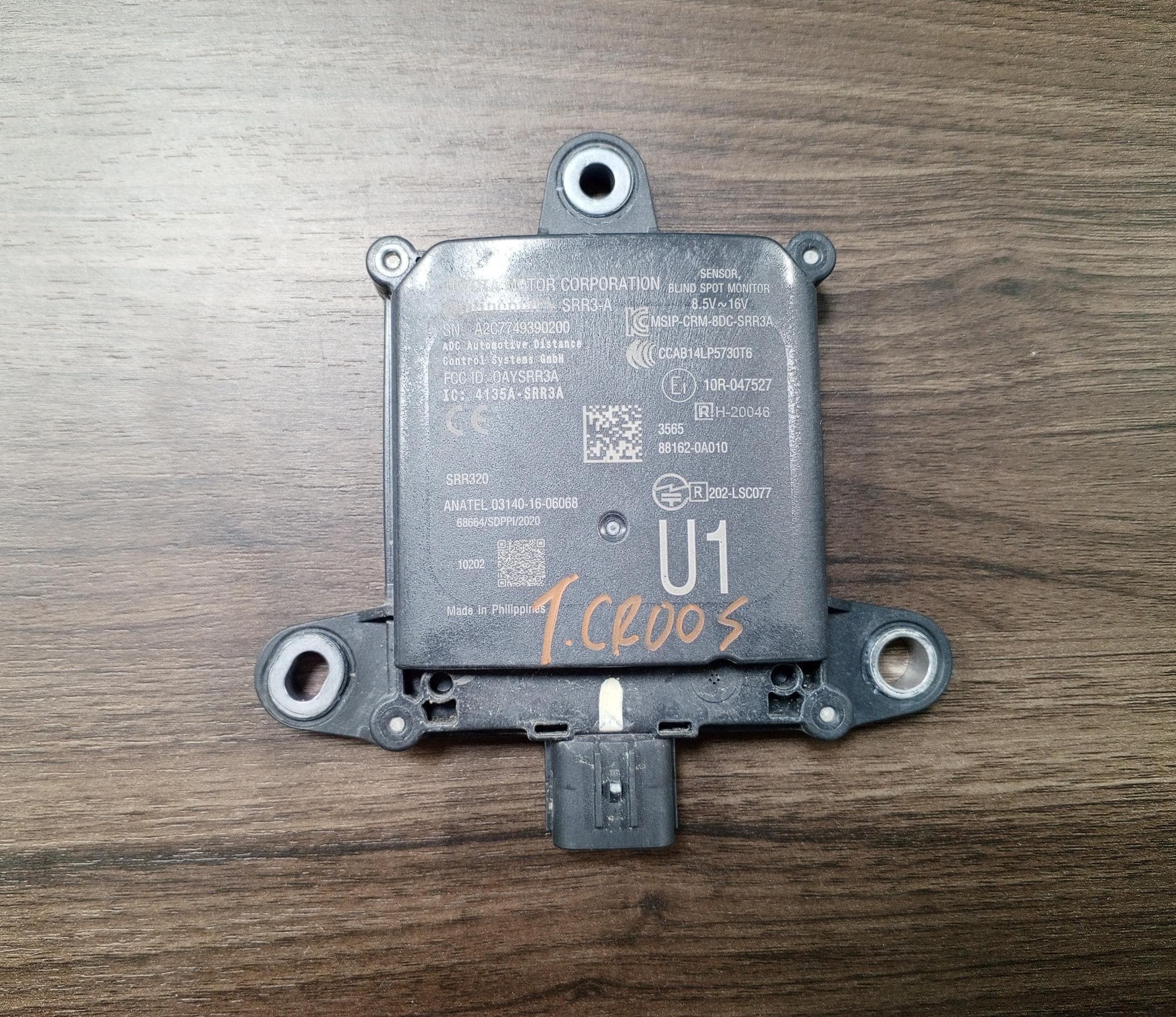 TOYOTA COROLLA CROSS BLIND SPOT MONITORING (U)[88162-0A010] – YS PARTS